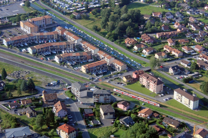 Accès :: Commune de Port-Valais, Bouveret - Les Evouettes, Valais, Suisse